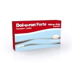 Dol-u-ron Forte® 1000mg + 60mg Comprimidos - Bene Farmaceutica