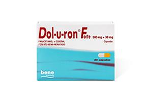 Dol-u-ron Forte® 500mg + 30mg Cápsulas - Bene Farmaceutica