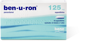 Ben-u-ron® 125mg Supositórios - Bene Farmaceutica