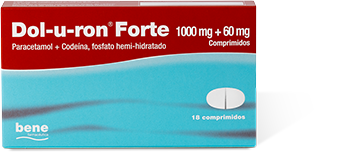 Dol-u-ron Forte® 1000mg + 60mg Comprimidos - Bene Farmaceutica