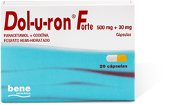 Dol-u-ron Forte® 500mg + 30mg Cápsulas - Bene Farmaceutica