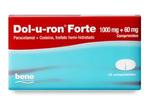 Dol-u-ron Forte® 1000mg + 60mg Comprimidos - Bene Farmacêutica